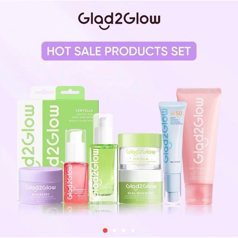 Jual [Ready] Glad2glow Sunscreen Gel SPF 50 PA+++ | Glad to Glow ...
