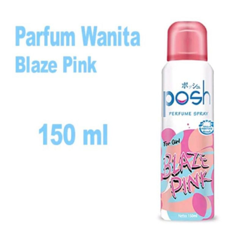 Jual posh perfumed spray blaze pink 150ml | Shopee Indonesia