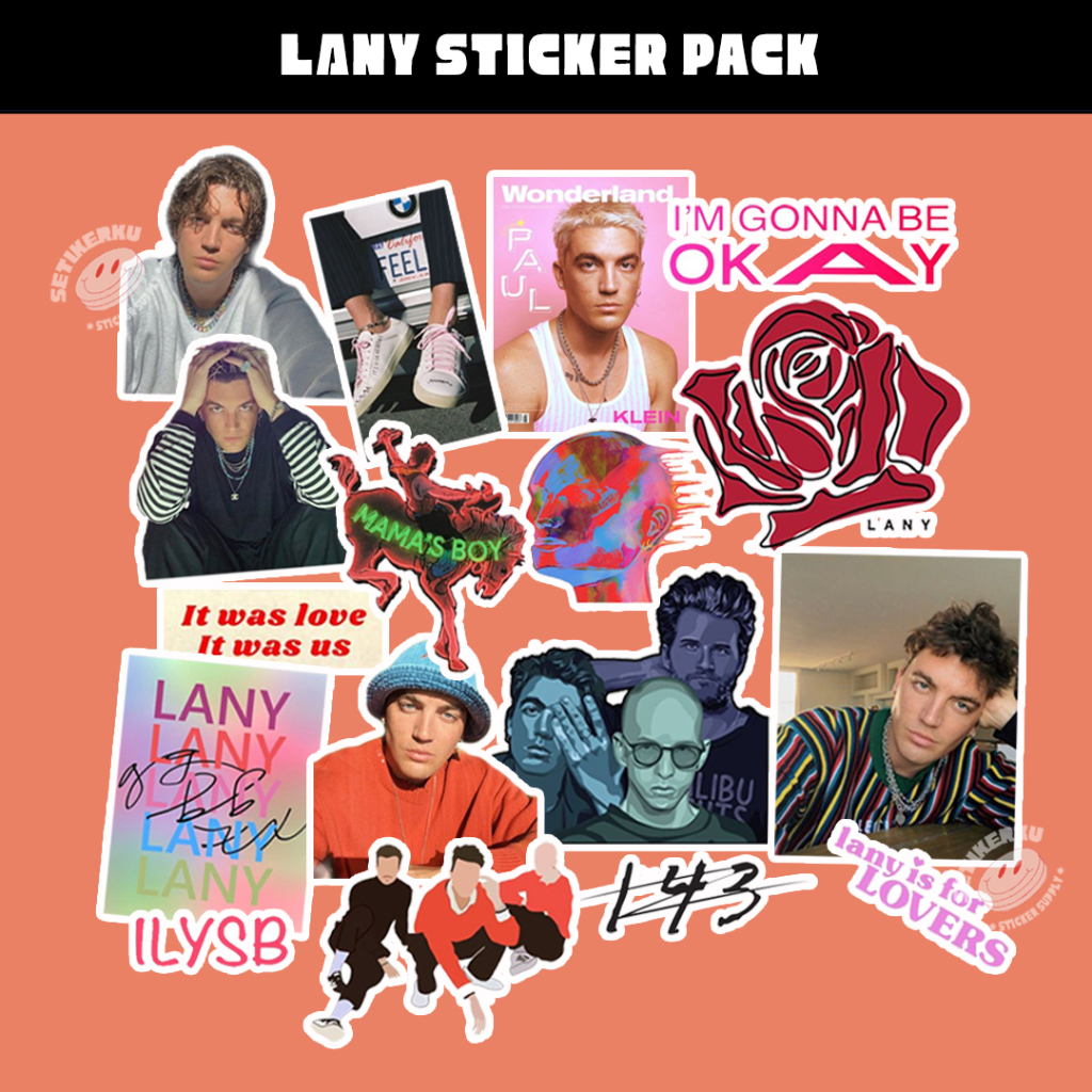 Jual LANY Sticker Pack A6 (17pcs) | Shopee Indonesia