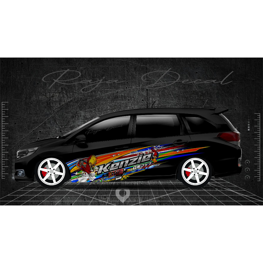 Jual Sticker Striping Variasi Mobil Honda Mobilio Disain Racing ...