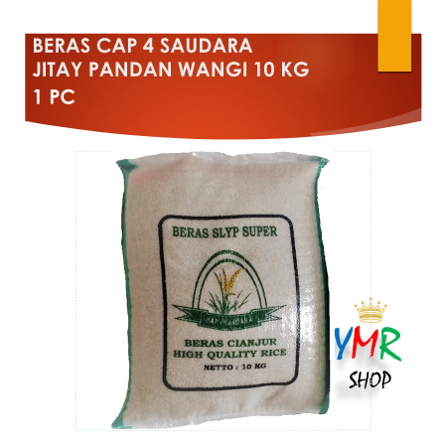 Jual Beras Cap 4 Saudara Pandan Wangi Super / Pandan Wangi Jitay ...