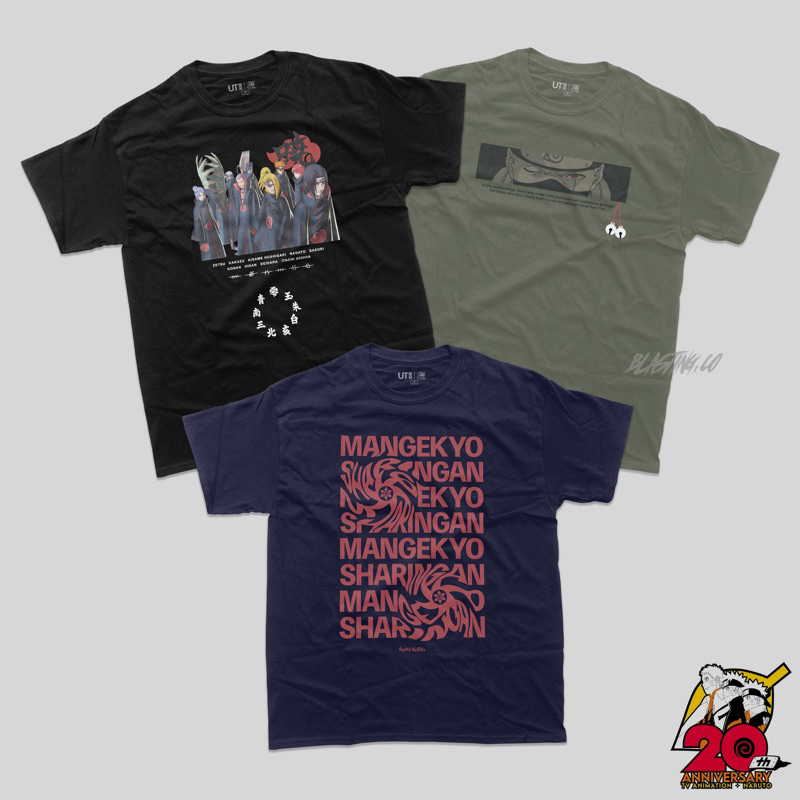 Jual UNIQLO X NARUTO 20TH ANNIVERSARY | UT GRAPHIC T-SHIRT | UZUMAKI ...