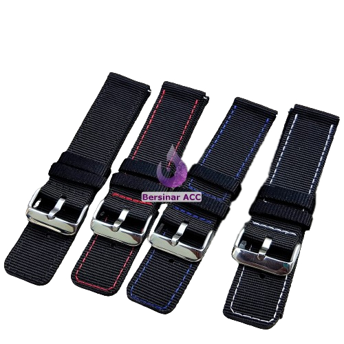 Jual TALI CANVAS JAM TANGAN Quick Release QR STRAP CANVAS NYLON MUTU ...