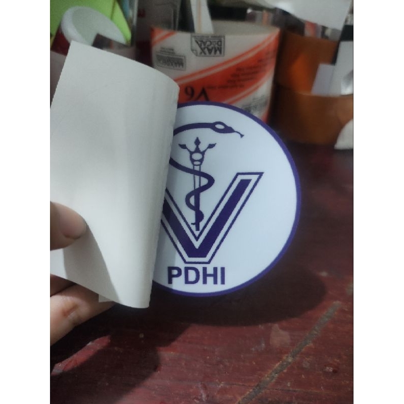 Jual Stiker pdhi dokter hewan tempe dalam kaca mobil | Shopee Indonesia