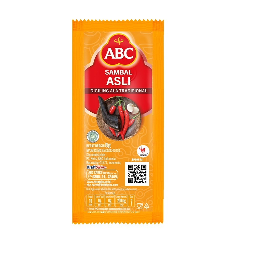Jual Paket 1 renteng sambal abc asli sachet 8 gr | Shopee Indonesia