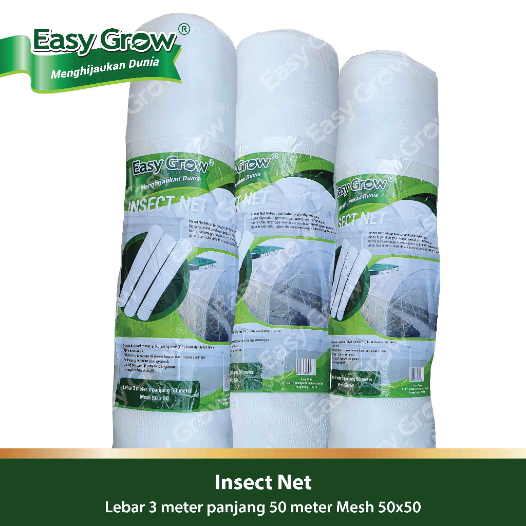 Jual Insect Net Mesh 50 Putih (3x50m) Roll | Shopee Indonesia