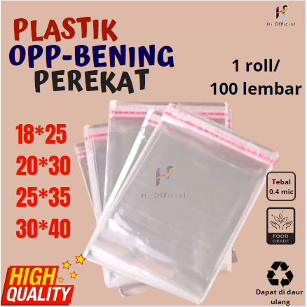 Jual PLASTIK PACKING BAJU BENING/PLASTIK OPP BENING/PLASTIK POLYMAILER ...