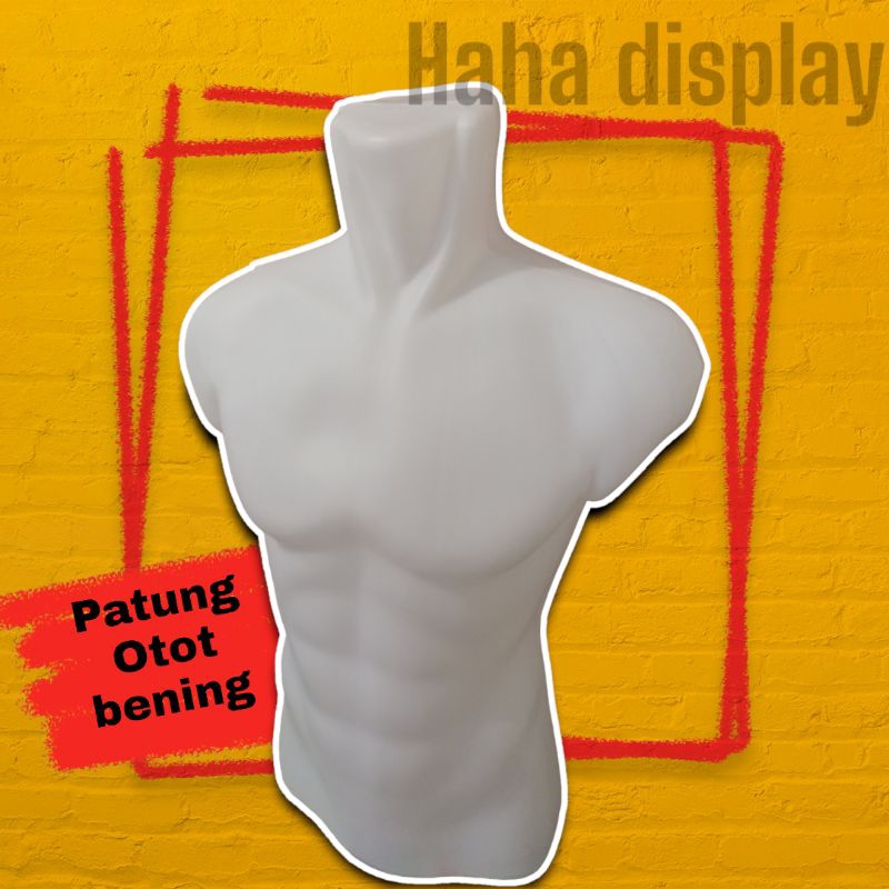 Jual Patung setengah badan pria (patung pajangan baju). TEBAL | Shopee ...
