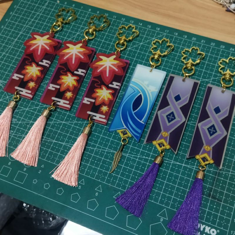 Jual Keychain Wanderer Kazuha Scaramouche Genshin Impact | Shopee Indonesia