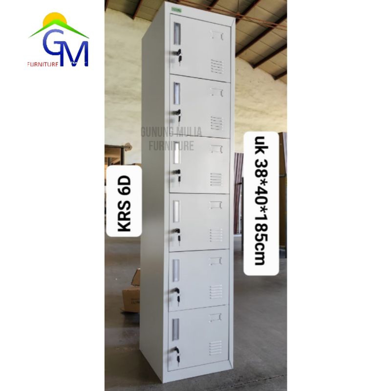 Jual Lemari Loker Plat Besi KRS 6D | Shopee Indonesia