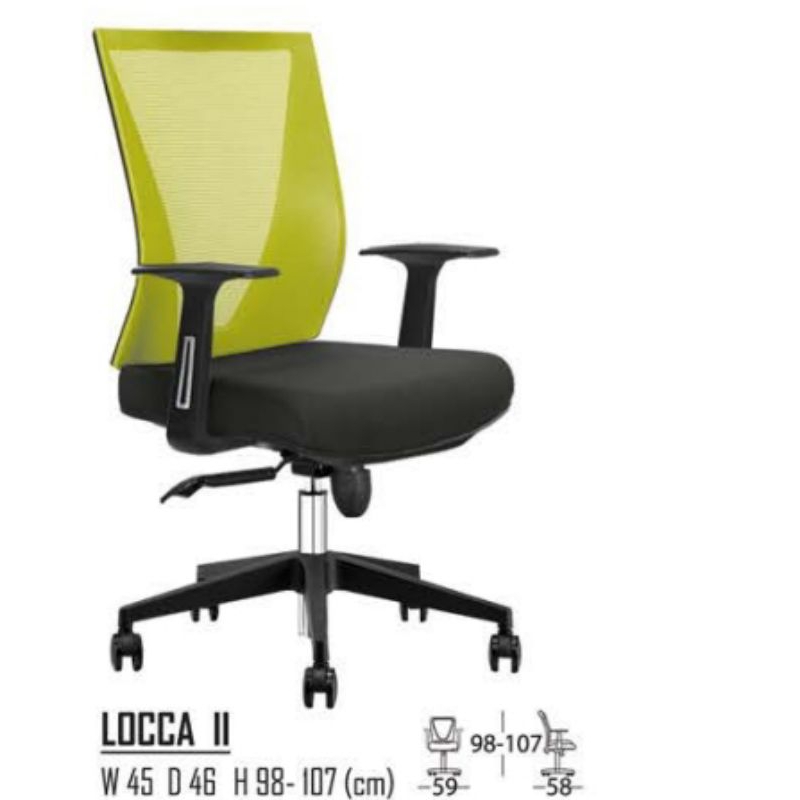 Jual KURSI KANTOR INDACHI LOCCA II KURSI KERJA KURSI STAFF SEKRETARIS ...