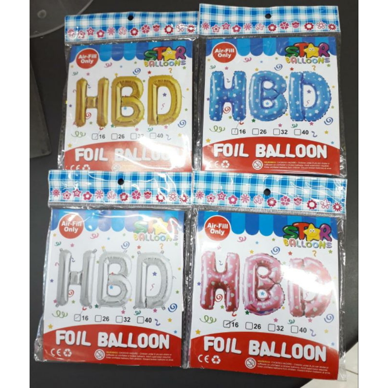 Jual Balon Foil Huruf 3in1 HBD/Balon Huruf/Balon HBD/Balon Ultah ...
