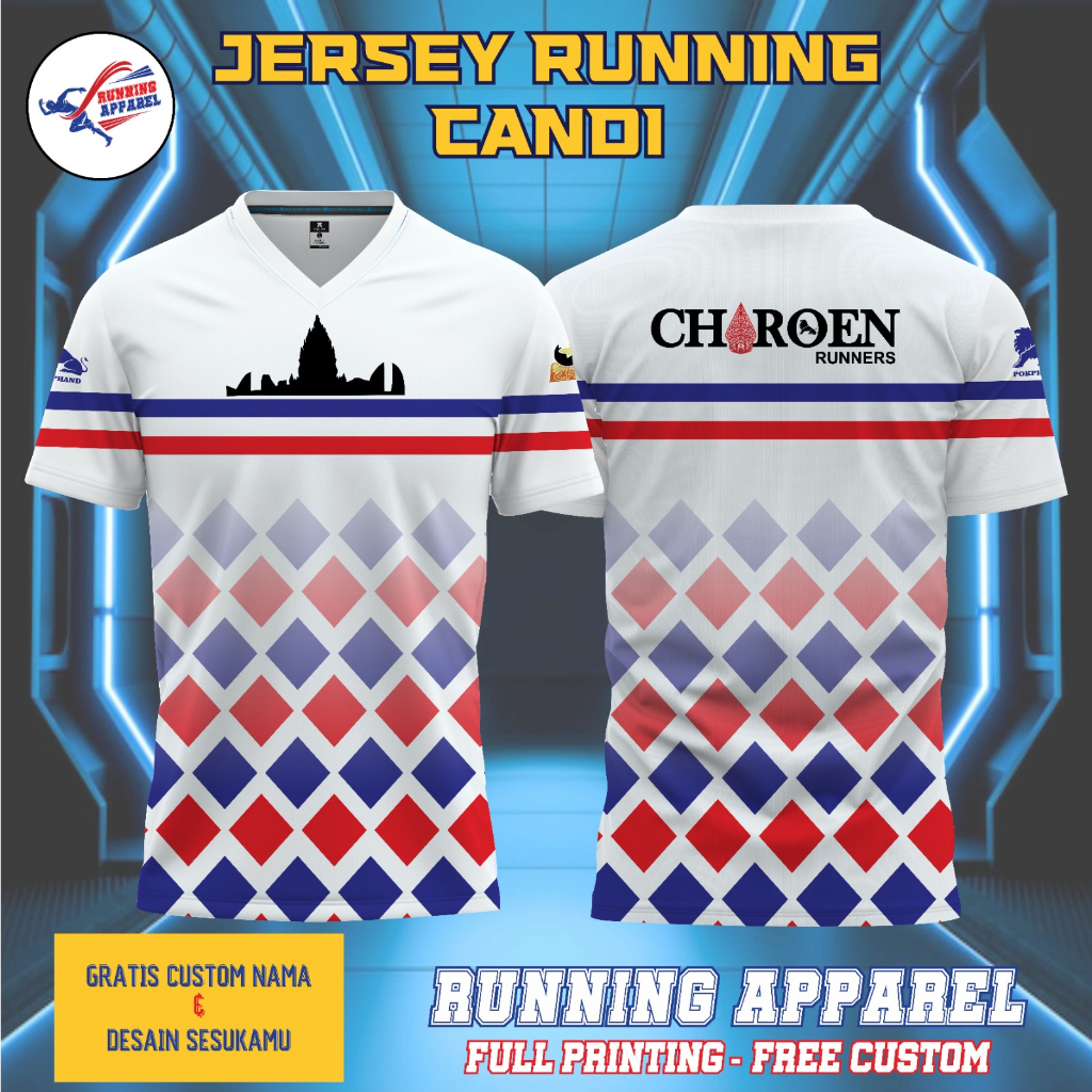 Jual Baju Jersey RUNNING CHAROEN RUNNERS Terbaru 2023, Jersey Olahraga ...