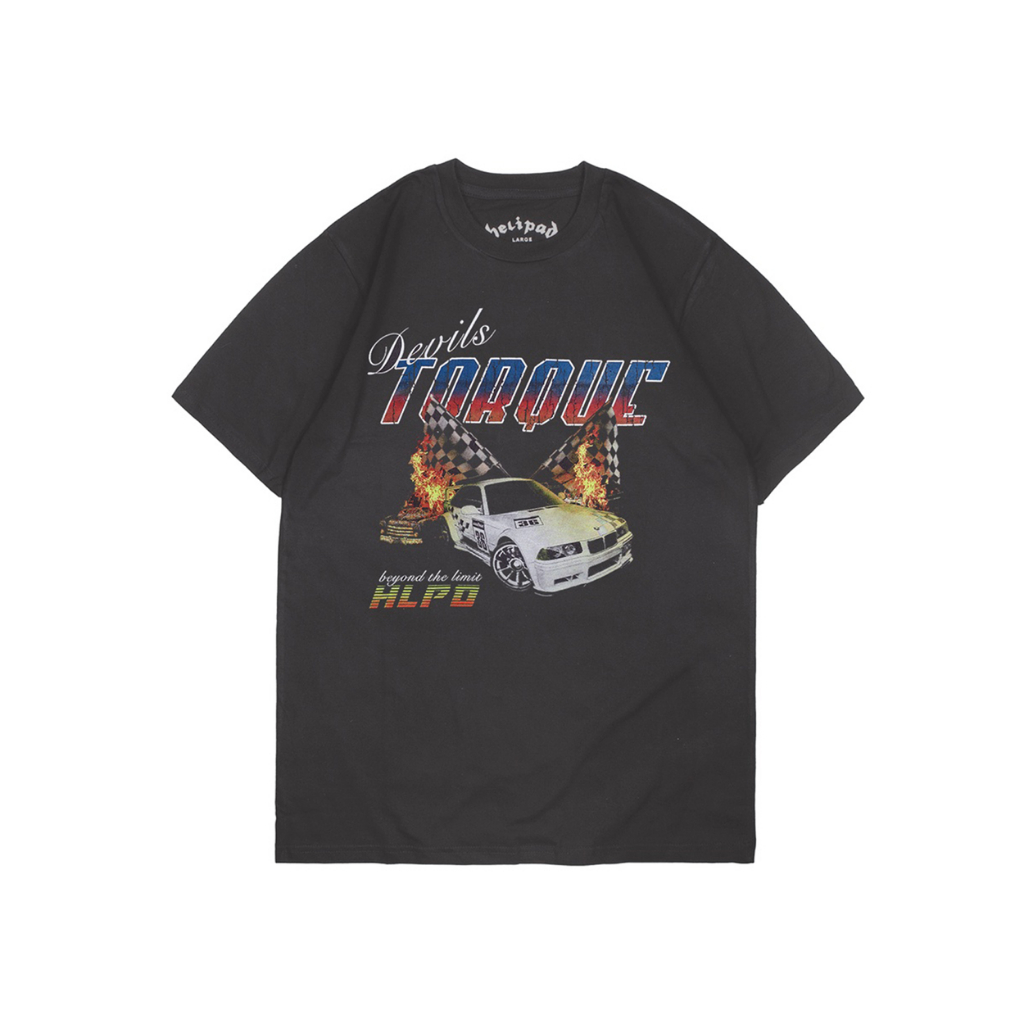 Jual HLPD WeirdWorld | Baju Kaos | T shirt | Nascar Dark Grey Tee ...