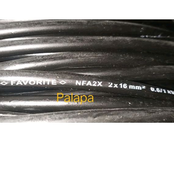 Jual Kabel SR/DX/Banlet NFA2X Favorit Twisted 2x16mm ber SNI | Shopee ...
