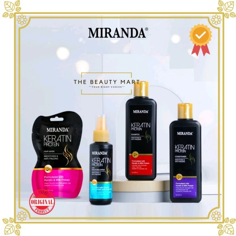 Jual Miranda Keratin Protein Series | Pro Hair Shampoo 200ml ...