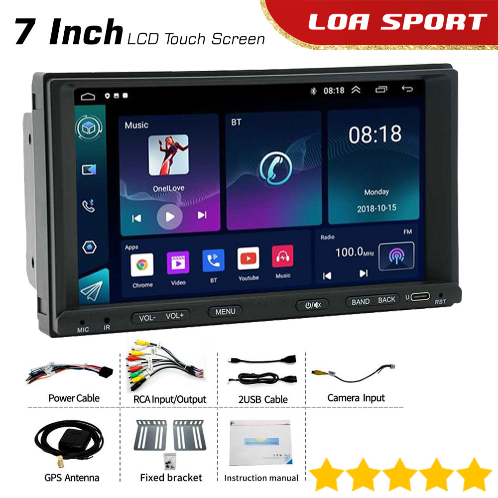 Jual Head Unit Mobil Android 10 LCD Touchscreen 7 Inch Bluetooth WIFI ...