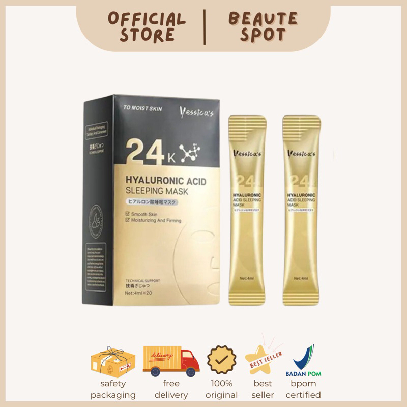 Jual Yessica's 24K Leave On Sleeping Mask | Shopee Indonesia