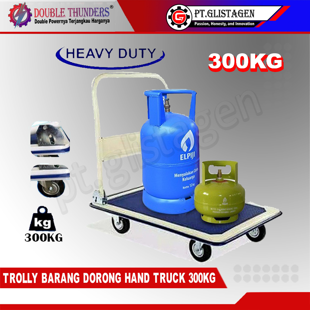 Jual Hand Truck 300KG / Troli Besi / Trolley 300 KG / Troli Barang ...
