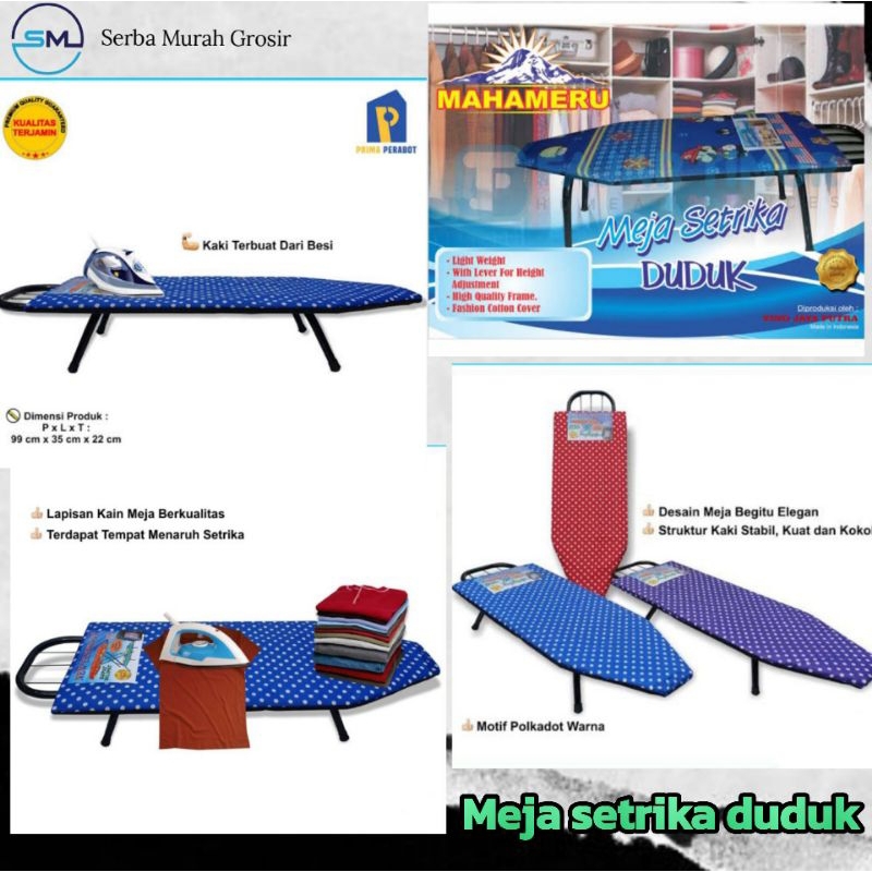 Jual Papan Setrika/Meja Tempat Setrika/alas setrika/Meja setrika duduk ...