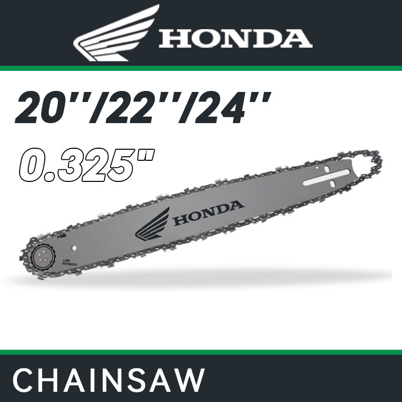 Jual HONDA Guide Bar Chainsaw 20/22/24 inch Laser Untuk Mesin Gergaji Kayu Dan .325 Rantai ...