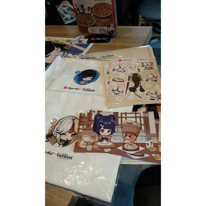 Jual Genshin Impact x Pizza Hut Collab Official Merchandise | Shopee ...