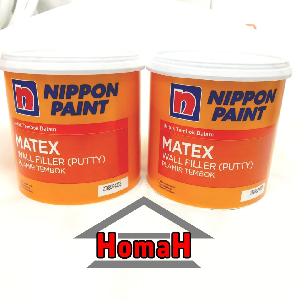 Jual MATEX WALL FILLER (putty)/DEMPUL TEMBOK/ plamir tembok NIPPON PAINT ukuran 1 kg dan 4 kg ...
