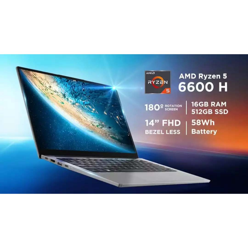 Jual ADVAN WORKPLUS (SILVER) : AMD R5-6600H,16GB,512GB SSD,RADEON ...