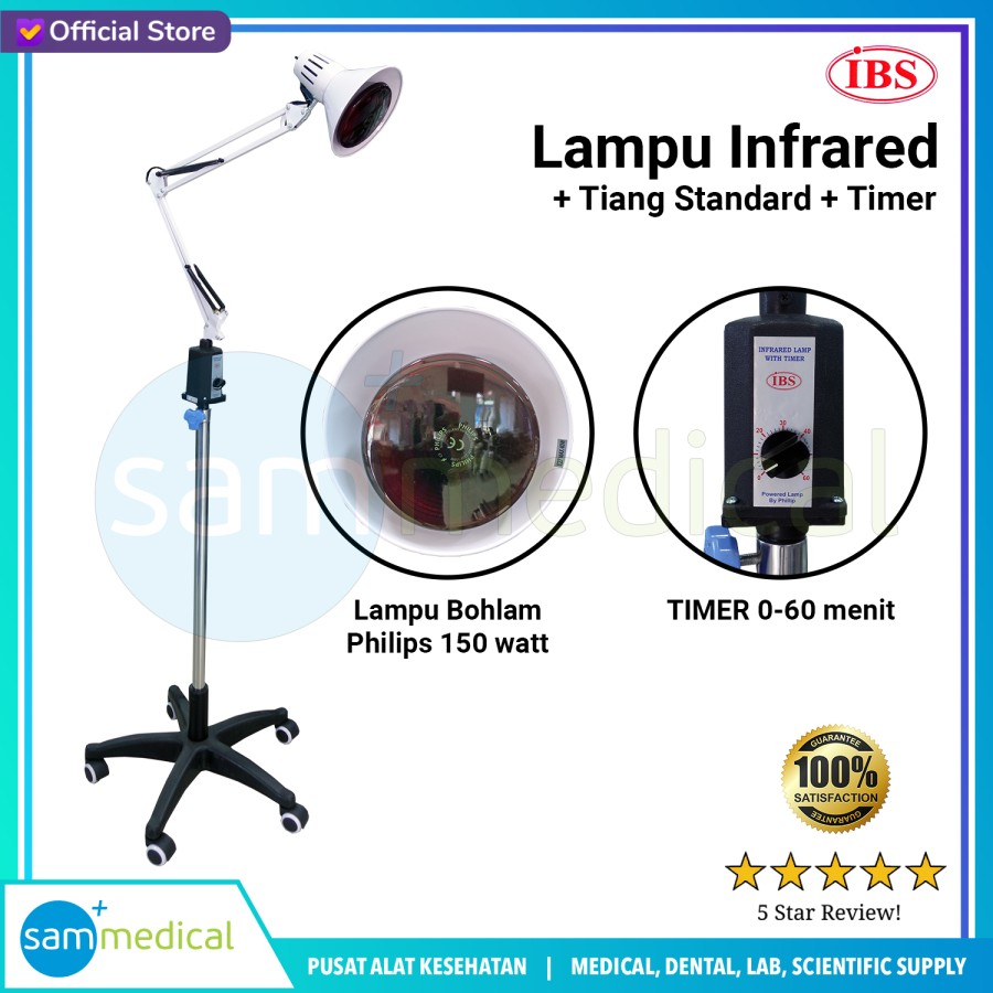 Jual IBS Infrared Lamp / Lampu Terapi Infra Red + Standard + Timer ...
