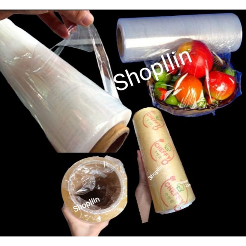 Jual PLASTIK WRAPPING PREMIUM BESAR 30CM 40CM 45CM FoodGrade | Shopee ...