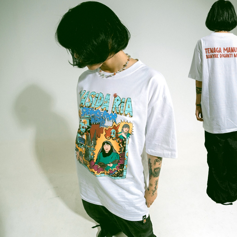 Jual Nasida Ria x Stupiderror - Tahun 2000 (White) | Shopee Indonesia
