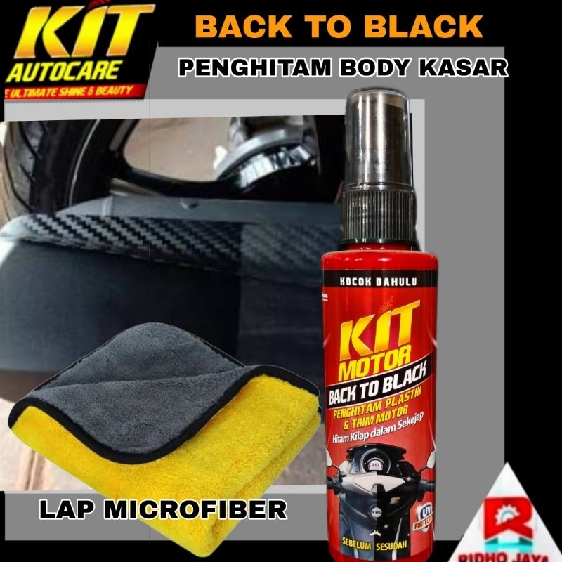 Jual Kit Back To Black 110ml Penghitam Body Plastik Trim Restorer ...