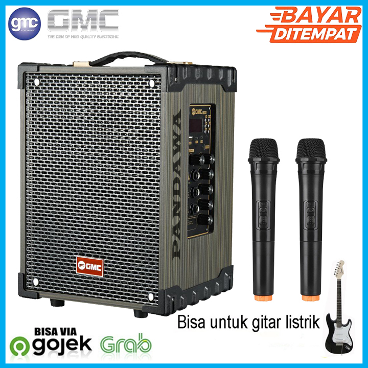 Jual SPEAKER BLUETOOTH GMC 899P Portable- FREE 2 BH MIC | Shopee Indonesia