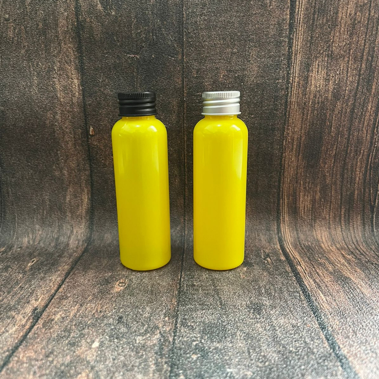 Jual Botol Kuning 100ml / 100ml Yellow tutup ULIR ALUMINIUM | Shopee ...