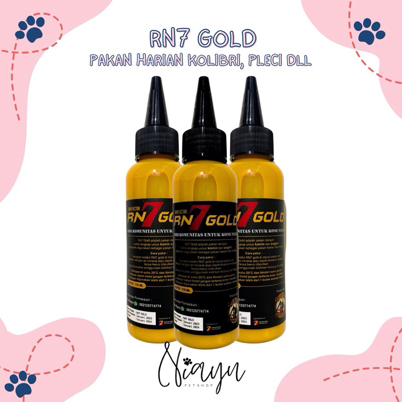 Jual Niayu - RN7 Gold Pakan Harian Konin,Pleci,Kolibri Rapid Nektar | Shopee Indonesia
