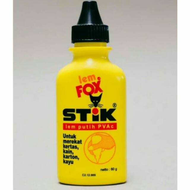 Jual Lem Fox Stik 60 gr - Lem Putih PVAc | Shopee Indonesia