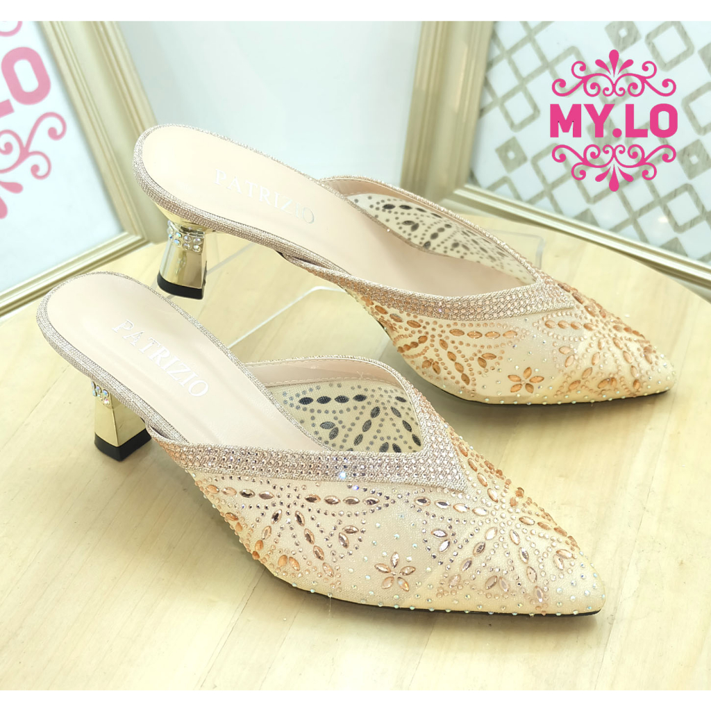 Jual SANDAL PESTA SELOP HEEL WEDDING KEBAYA IMPORT BEST SELLER | Shopee ...
