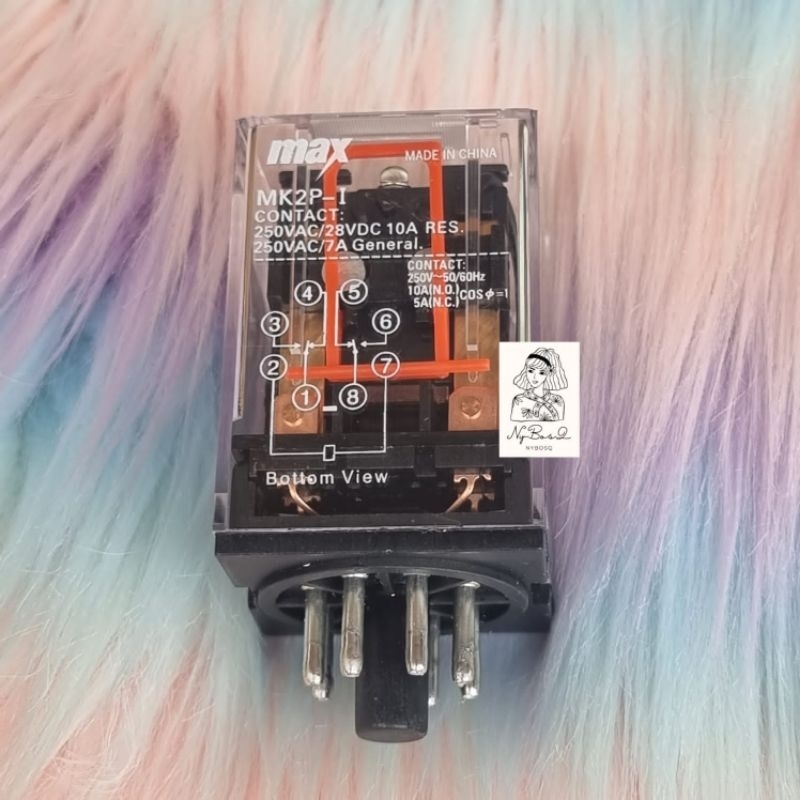 Jual RELAY MK2P 220V 8 PIN 10A MK2P-I 8P 8PIN | Shopee Indonesia