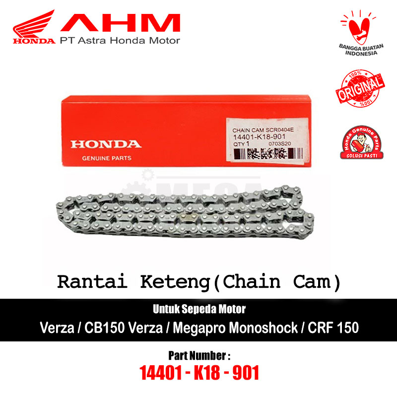 Jual Rantai Mesin Keteng Teming Honda Megapro Monoshock CB Verza CRF ...