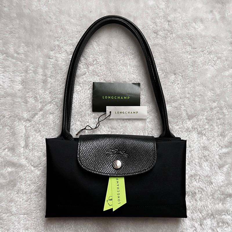 Jual Tas LC Le Pliage Green Black Medium Long Handle | Shopee Indonesia