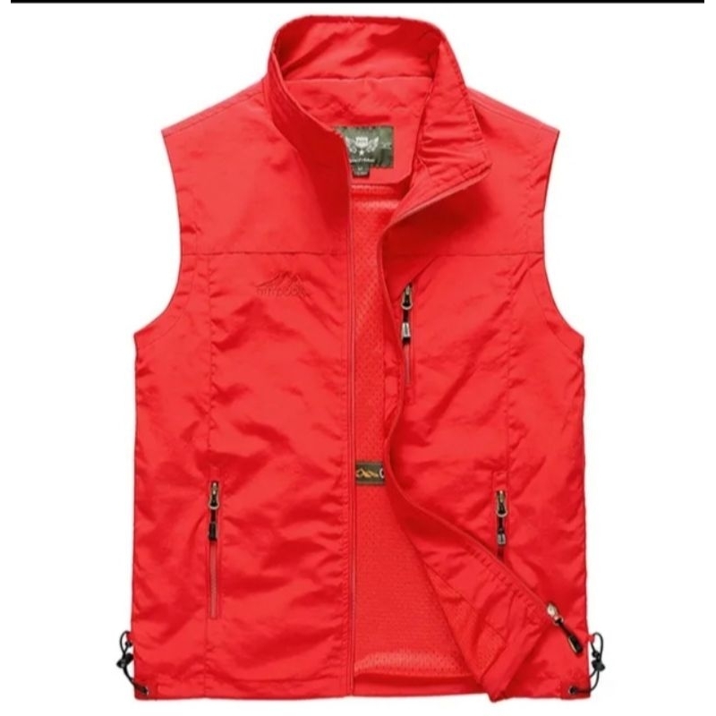 Jual rompi pria keren jaket rompi pria fashion rompi pria vest outdour ...