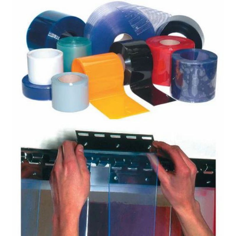 Jual PVC curtain kuning 2mmx20cm tirai Pvc tirai plastik kuning ...