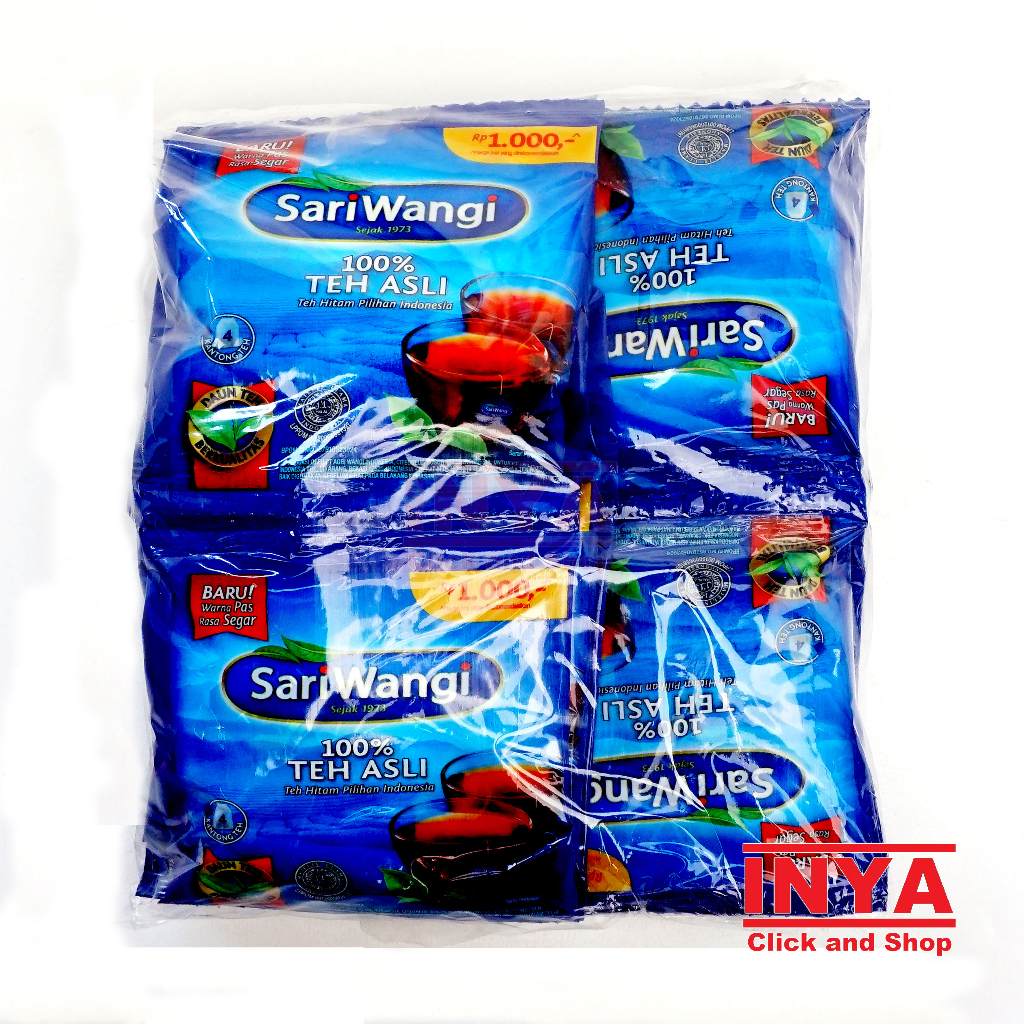 Jual Sari Wangi Teh Celup Asli 20x4 TeaBag PACK - Teh Celup - Tea ...