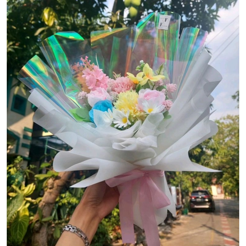 Jual Buket Bunga Palsu / Artificial | Buket Bunga Wisuda, Ulang Tahun ...