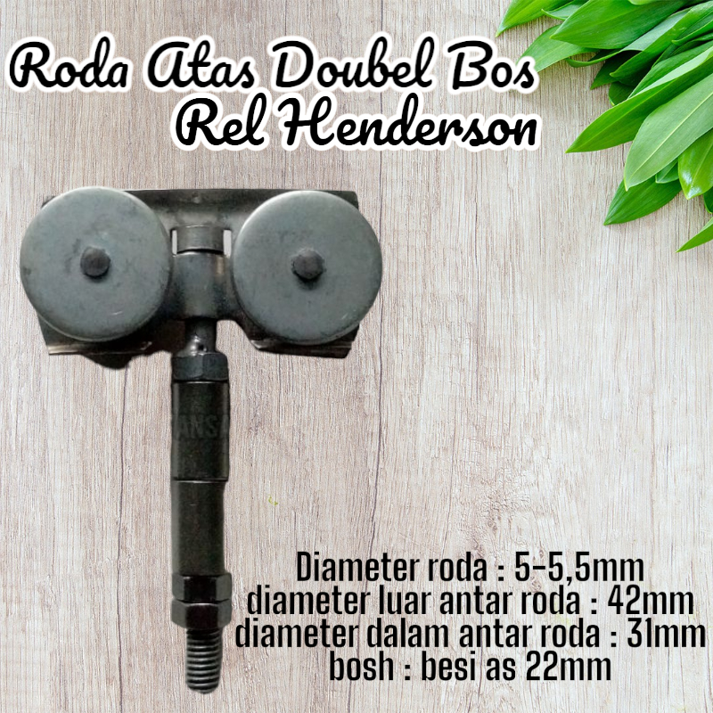 Jual RODA ATAS HENDERSON DOUBEL BOSS (PINTU GANTUNG ATAS DOUBEL RODA ...