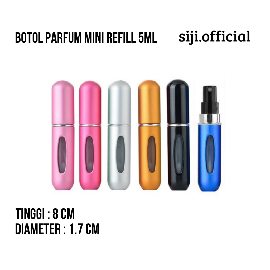 Jual Botol Spray Parfum Mini 5ml Refill Travel Size Refil Isi Ulang ...