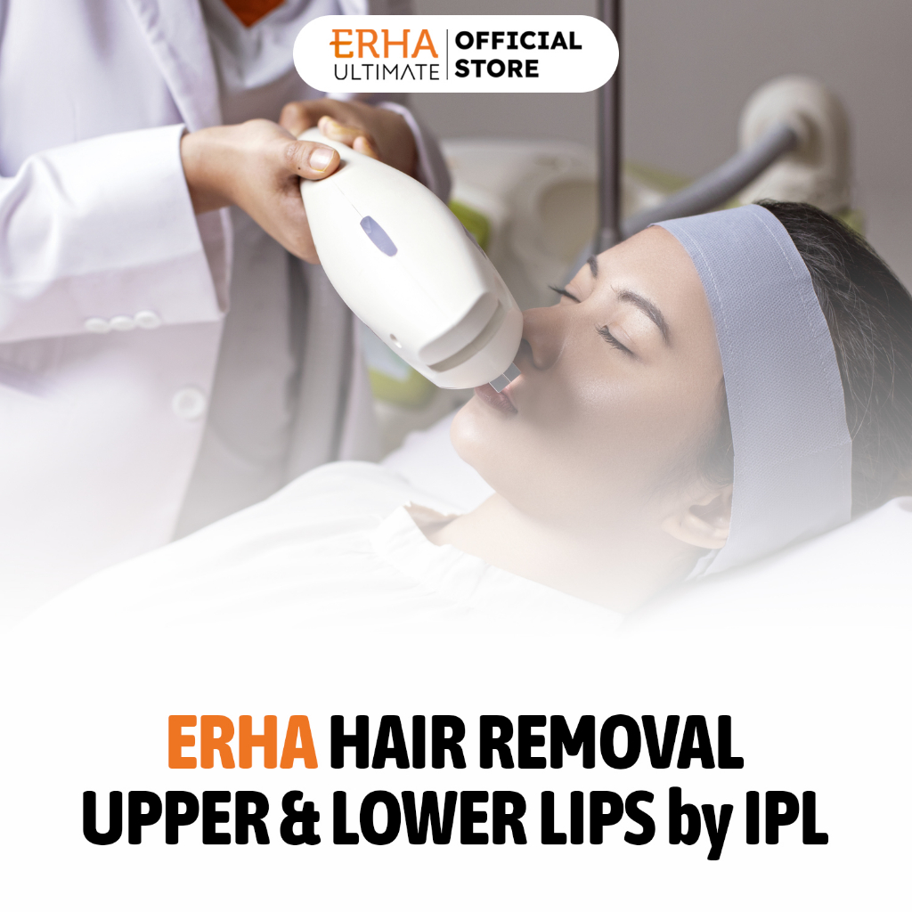 Jual ERHA Hair Removal Upper & Lower Lips by IPL | Shopee Indonesia