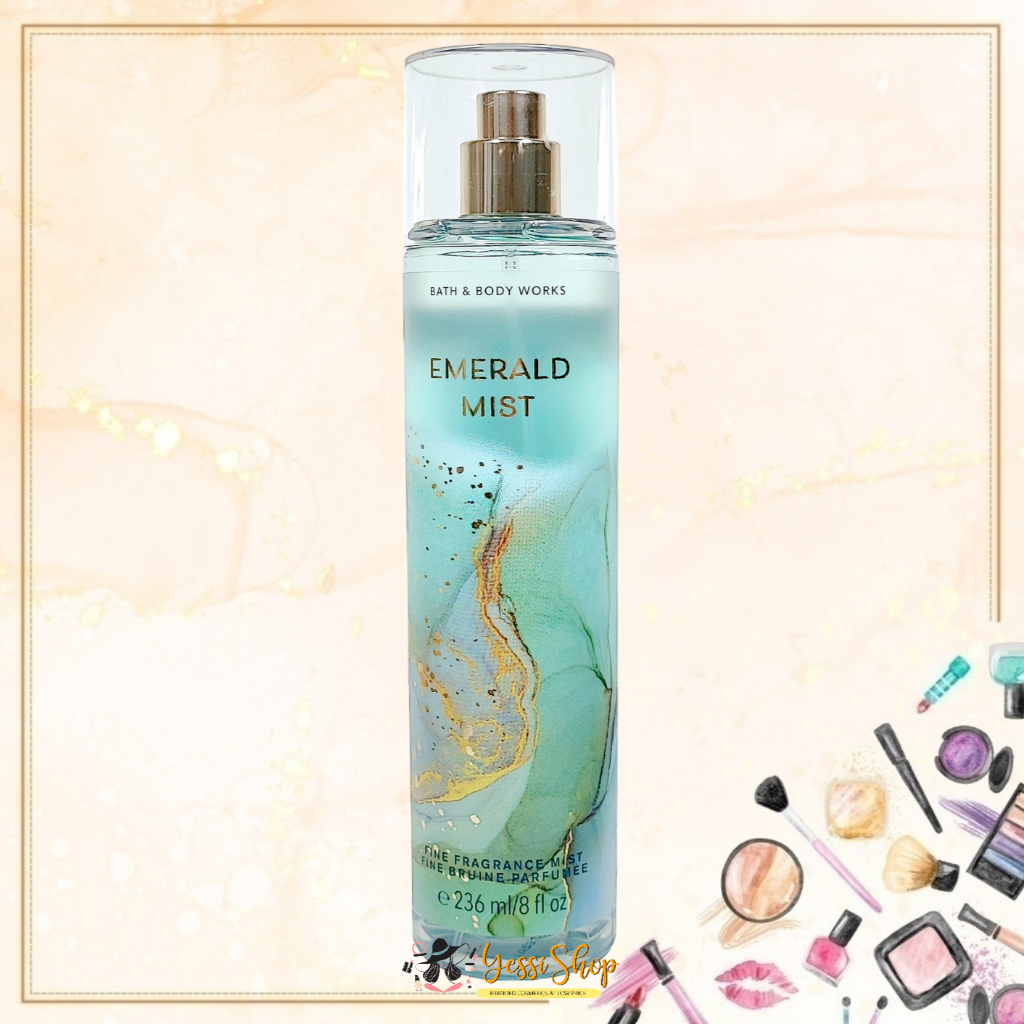 Jual Bath & Body Works EMERALD MIST Fine Fragrance Mist 236ml | Shopee ...