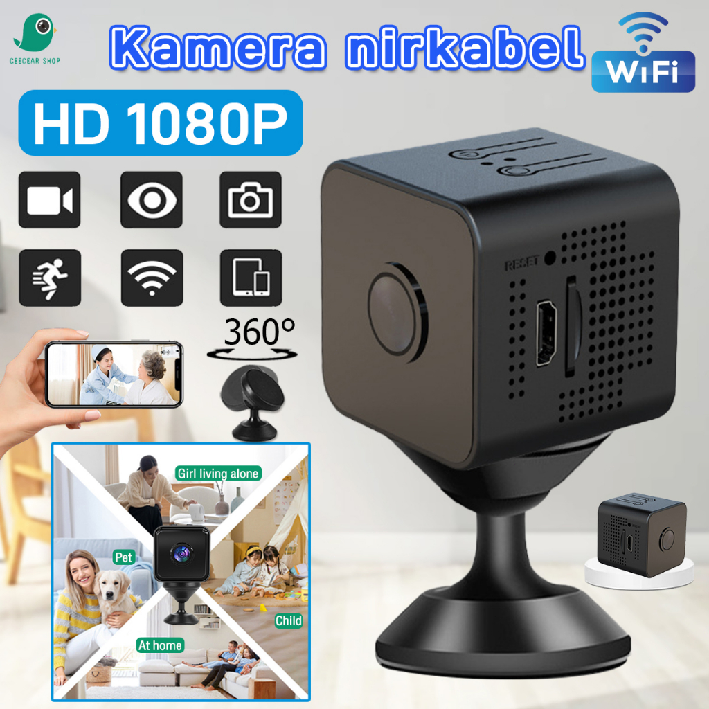 Jual GEEGEAR Kamera Mini Wireless Baterai internal wifi smart camera HD ...