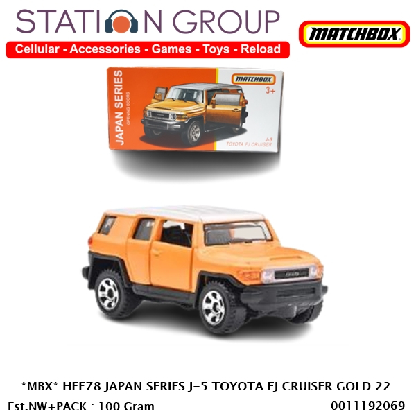 Jual MATCHBOX HFF78 JAPAN SERIES J-5 TOYOTA FJ CRUISER GOLD 22 ...